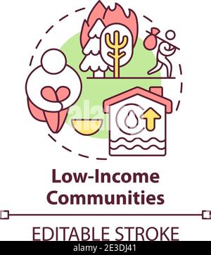 Low-income communities concept icon Stock Vector Image & Art - Alamy