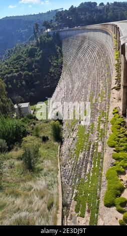 Marathon lake and its dam,at Greece Stock Photo - Alamy