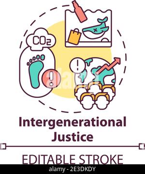 Intergenerational justice concept icon Stock Vector Image & Art - Alamy
