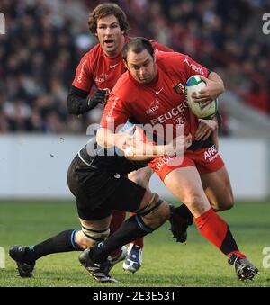 Daan Human during the Heineken Cup Rugby match, Stade Toulousain vs ...