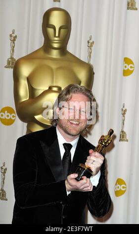 Andrew Stanton with his Oscar for Best Animated Feature for Finding ...