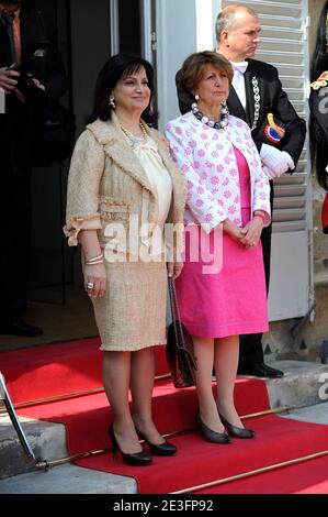 Lebanese First Lady Waafa Sleiman at the Senate in Paris, France on ...