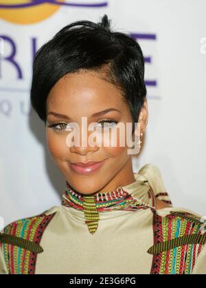 Singer Rihanna attends arrivals for Clive Davis Pre-Grammy Party at the ...
