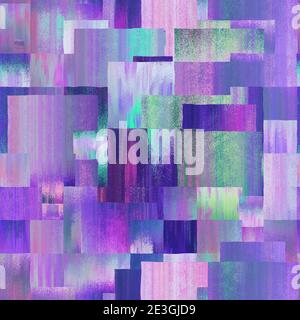 Seamless rectangle geo tile mosaic pattern swatch Stock Photo - Alamy