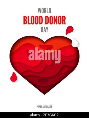 Abstract brochure with red blood donation for medical design. Vector ...