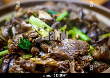 Chinese Beer Duck Rice Bowl with Braised Duck and Steamed Rice Stock ...