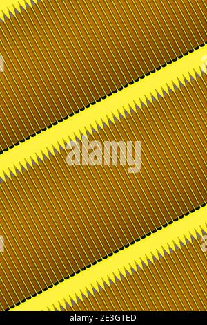 Pattern of dark yellow pencils at yellow background Stock Photo - Alamy