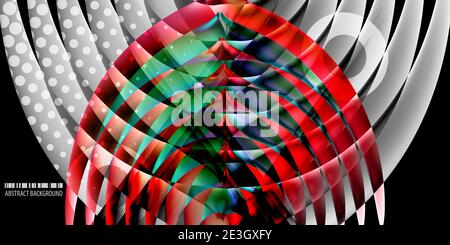 Abstract colorful background creative graphics template with blended ...