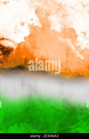 colors of Indian flag - Tricolor Stock Photo - Alamy