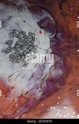 Epoxy resin abstract texture macro photo Stock Photo - Alamy