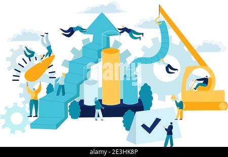 KPI Key Performance Indicator sketch icon. Measurement, Optimization ...