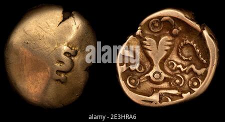 Celtic Quarter Stater Stock Photo - Alamy