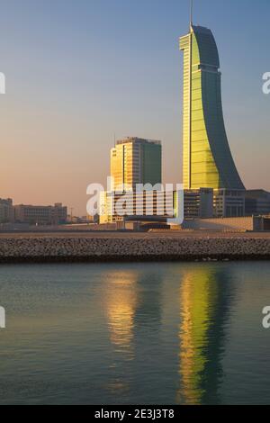 Bahrain, Manama: twin towers of Bahrain Financial Harbour (BFH Stock ...