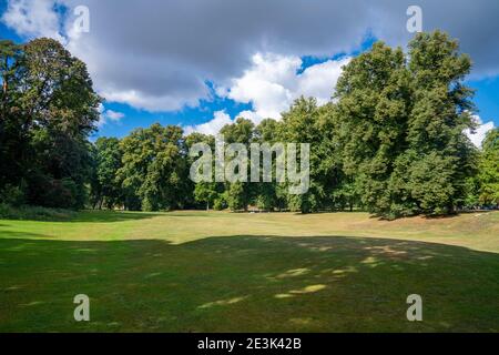 Hagaparken Park in Solna Northern Stockholm With open meadow Stock ...
