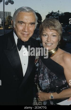 Lorne Greene and wife Nancy Deale Greene Credit: Ralph Dominguez ...