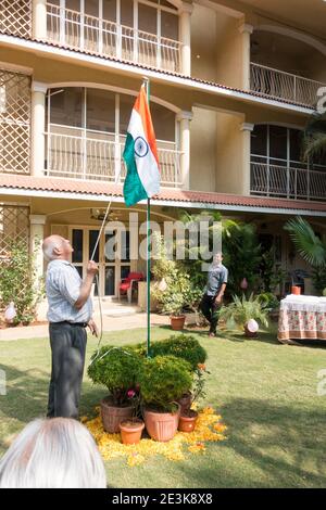 Republic day at Villa Vera Arpora Goa Stock Photo - Alamy