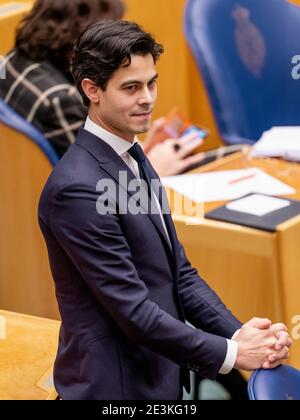 THE HAGUE - Prime Minister Rob Jetten, Hans Vijlbrief (Social Affairs ...