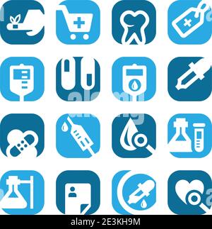Syringe icons set 9 color collection Stock Vector Image & Art - Alamy