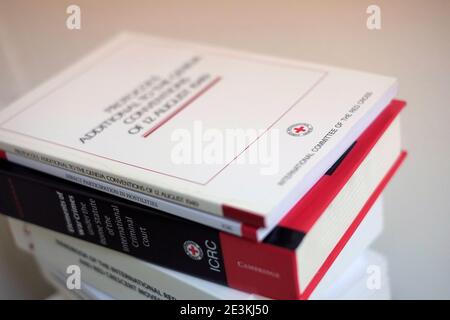 Books about Geneva Convention rules published by ICRC Red Cross Stock ...