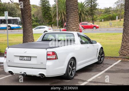 2017 White Holden Ute vehicle parked in Sydney,Australia Stock Photo ...