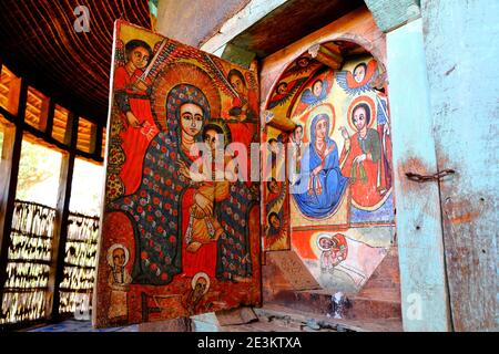Window In The Church Of Kidane Mehret , Senafe, Eritrea Stock Photo - Alamy