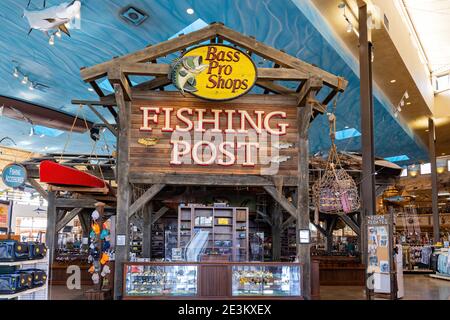 fishing equipment interior of bass pro shops outdoor world orlando ...