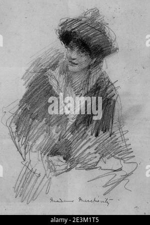 Constance Markiewicz by John Butler Yeats Stock Photo - Alamy