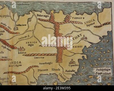 Map of Asia (1569 Stock Photo - Alamy