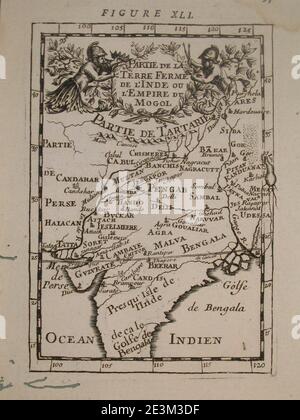 Map of the Mogul empire Stock Photo - Alamy