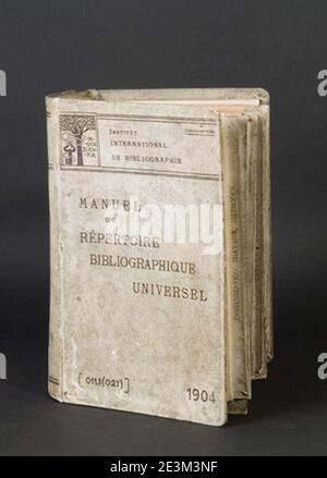 'Manuel du Répertoire Bibliographique Universel' is a comprehensive ...