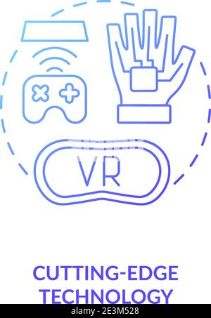 Cutting edge technology concept icon Stock Vector Image & Art - Alamy