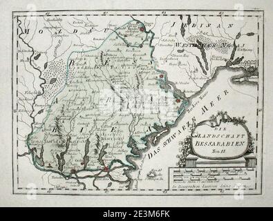 Bessarabia map BE Stock Photo - Alamy