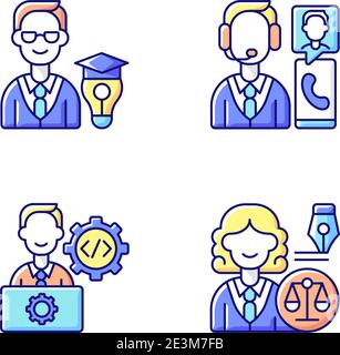 Information Hierarchy line icons collection. Organization, Structure, Classification ...