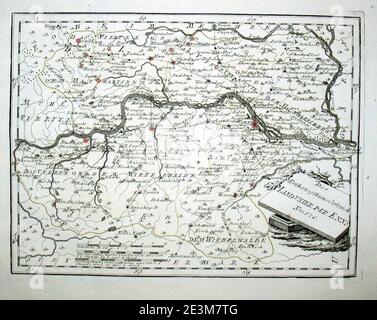 Map of Austria in 1791 by Reilly 120 Stock Photo - Alamy