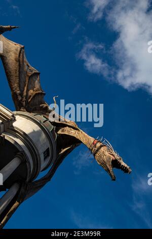 On Top of Gringotts Bank in Diagon Alley at the Wizarding World of ...