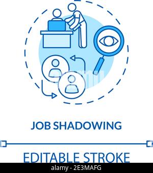 Job shadowing concept icon Stock Vector Image & Art - Alamy