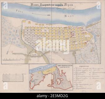 Map of Perm (1823 Stock Photo - Alamy