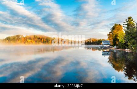 Paudash Lake Highlands East Bancroft Ontario Canada in autumn Stock ...