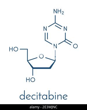 Decitabine drug molecule. Skeletal formula Stock Vector Image & Art - Alamy