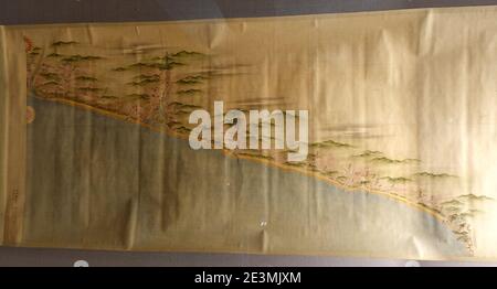 Map of Kyushu, Large scale, No. 6, by Ino Tadataka, Edo period, 1800s ...
