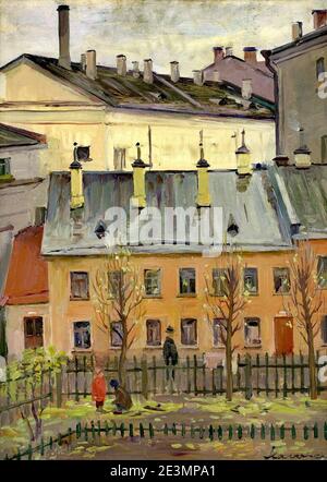 Maria Slavona Häuser am Montmartre Stock Photo - Alamy