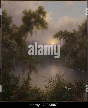 South American River by Martin Johnson Heade (1819?1904). Heade was an ...