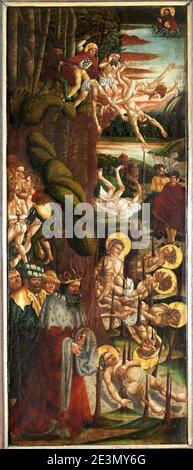 Marter der Zehntausend Kreuzigungsaltar Hans Raphon, 1512 Heiligenstadt ...