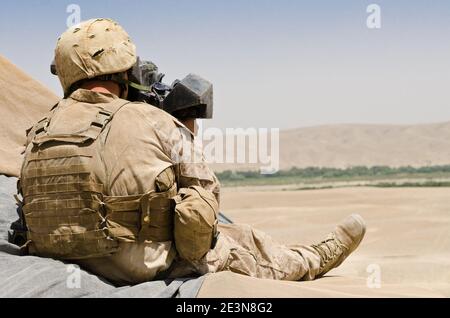 Marines destroy IED factories during Operation Black Sand 110805 Stock ...