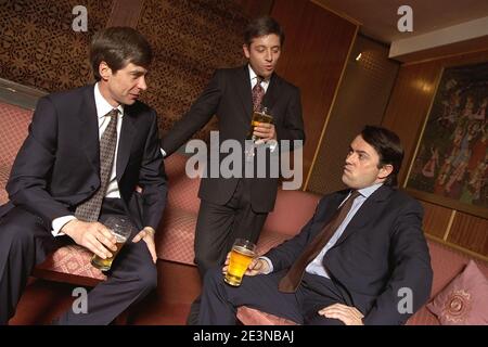 CONSERVATIVE MP'S (L-R) NICK SAINT AUBYN, JOHN BERCOW AND DAVID RUFFLEY ...
