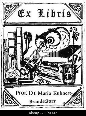 Maria Kuhnert Brandstatter00 Stock Photo - Alamy