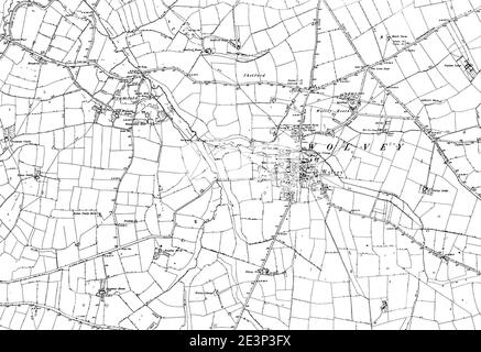 Map of Warwickshire OS Map name 017-NW, Ordnance Survey, 1884-1893 ...