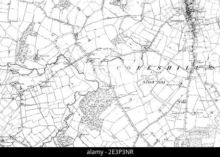 Map of Warwickshire OS Map name 015-NE, Ordnance Survey, 1884-1893 ...