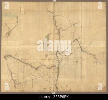 Map of the northern parts of New York. 1758 Stock Photo - Alamy