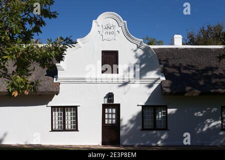 Typical architecture in the Cape Dutch style, Cape Town, Western Cape ...